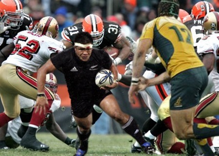 THE GAME (G.3) is...: THE GAME in Pictures: Rugby Union + American ...